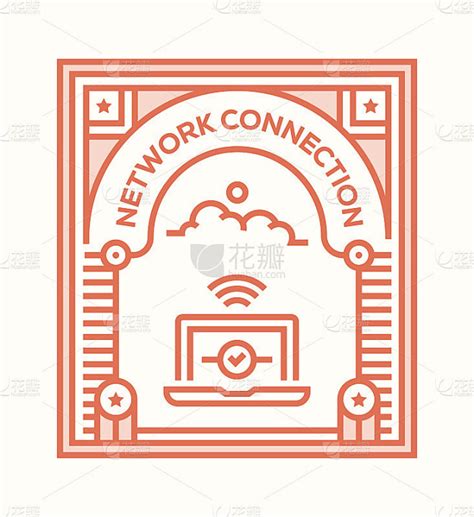 网络连接图标概念
