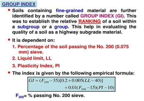 Soil Classification For Engineering Purposes Geodata Drilling