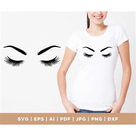 Eyelashes Svg Cut File Eyebrows Svg Lashes Svg Beauty Ma Inspire