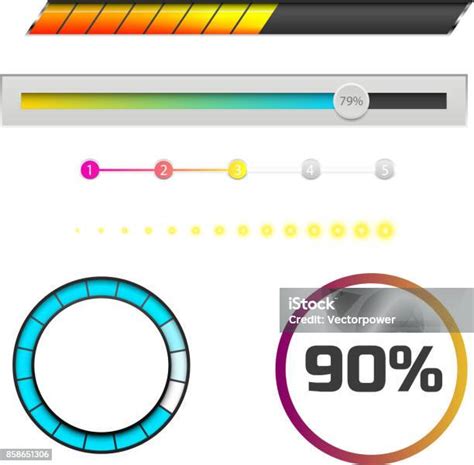Progress Loading Bar Indicators Download Progress Uiux Web Interface Design Template File Upload