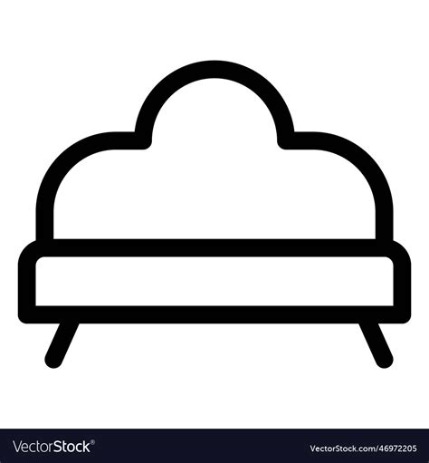 Luxurious Headboard For The Rooms Backdrop Vector Image