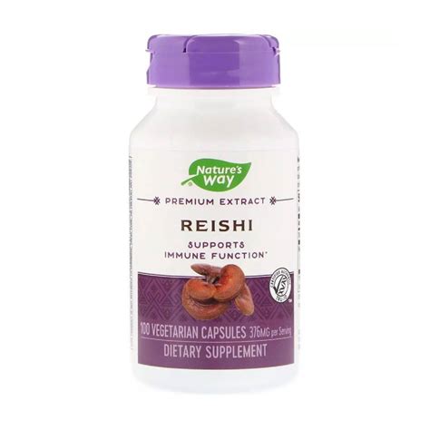 Пищевая добавка в капсулах Nature's Way Reishi Standardized экстракт ...