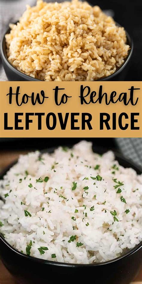 How To Reheat Rice Eating On A Dime