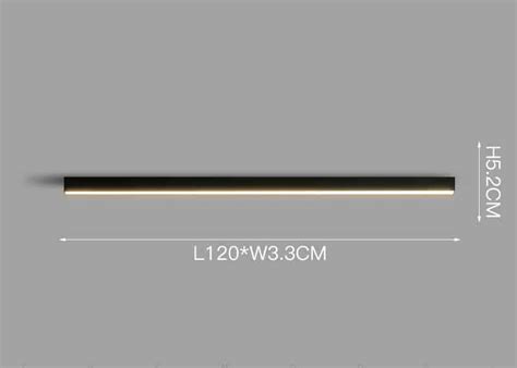 Reetahnna Slim Rectangular Linear Ceiling Light Screed