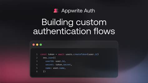 Building Custom Authentication Flows With Appwrite Appwrite