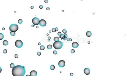 Bubble Carbonated Background Particle Motion Graphics Stock Video