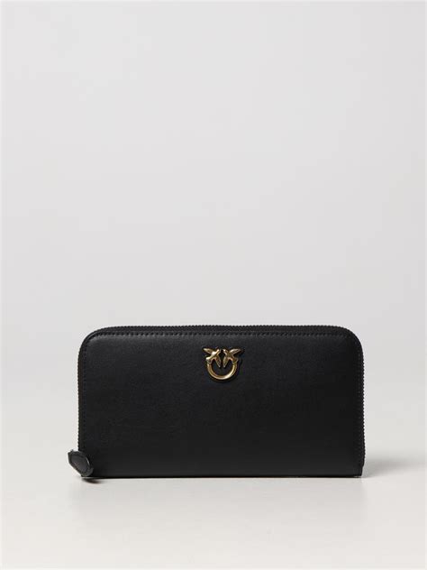 PINKO: wallet for woman - Black | Pinko wallet 100250A0F1 online on ...