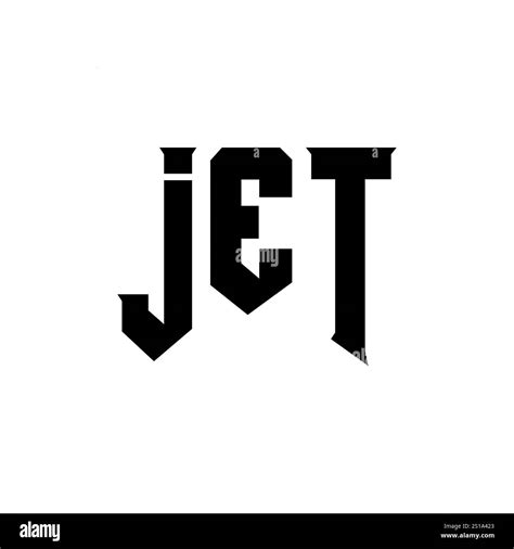 Jet Letter Logo Design For Technology Company Jet Logo Design Black