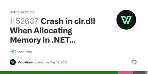 Crash In Clrdll When Allocating Memory In Net Framework 48 · Issue