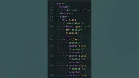 only html and css create in calculator 📟📟📟 youtube
