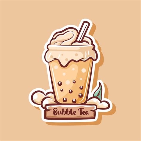 Boba Tea House Logo Boba Break Tea House