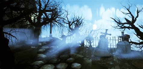 blender 3 unreal engine 5 stylized graveyard environment r 3dmodeling