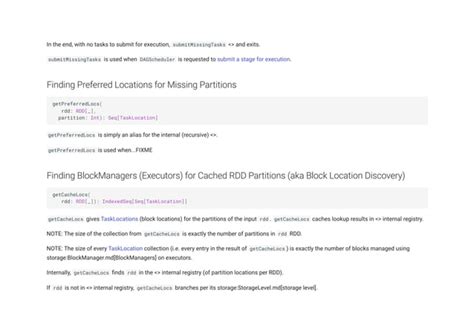 Dagscheduler The Internals Of Apache Sparkpdf