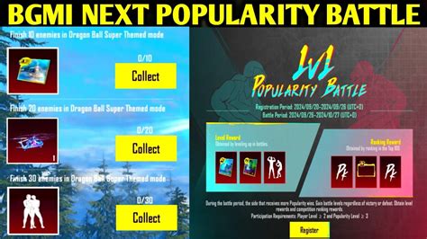 😍bgmi Next Popularity Battle Event Get Permanent Mythic Partner Pose
