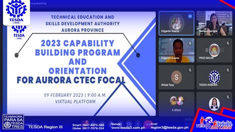 2023 Capability Building Program And Orientation