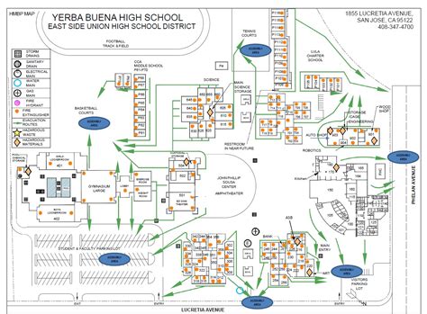 ESUHSD Yerba Buena High School Map Of Yerba Buena