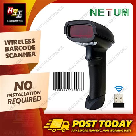 Netum Wireless Barcode Scanner 1d 2 4g Support Continuous Scan Pos
