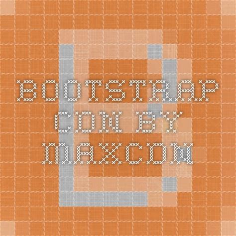 Bootstrap CDN By MaxCDN Bootstrap Icon Fonts Awesome