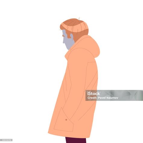 외로운 남자 캐릭터 느낌 우울증과 슬픔 벡터 일러스트레이션 외로움 감정에 대한 스톡 벡터 아트 및 기타 이미지 감정 개념