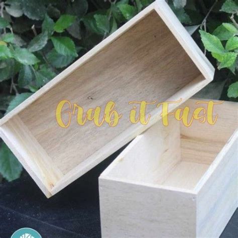 Jual Box Wadah Kotak Kayu Penyimpanan Serbaguna Shopee Indonesia