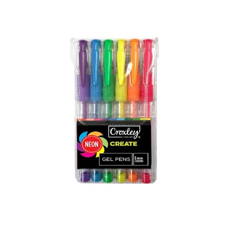 Croxley Create Neon Gel Pen 6 Park Avenue Stationers