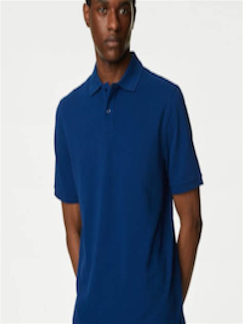 Buy Marks Spencer Polo Collar Pure Cotton T Shirt Tshirts For Men Myntra