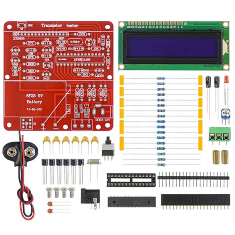 M8 Transistor Tester Multimeter Resistance Diy Welding Assembly Kit