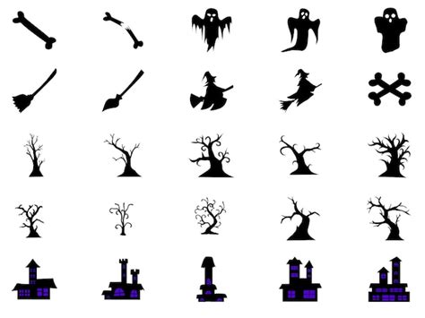 Premium Vector Hallowen Set 2
