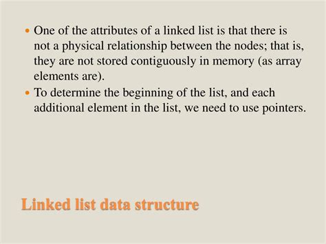 Ppt Understanding Data Structures Linked Lists Vs Arrays Powerpoint