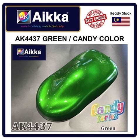 Aikka Paints Candy Colour Ak4437 Green Shopee Malaysia