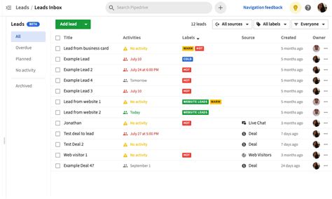 Leads Inbox Knowledge Base