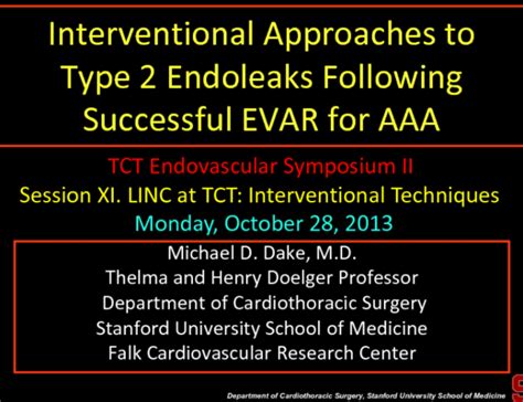 Interventional Approaches To Type 2 Endoleaks Following Successful Evar