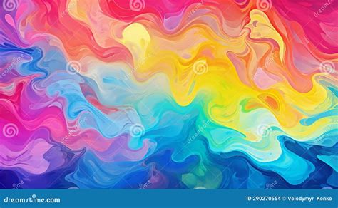 A Vibrant And Dynamic Abstract Background With Colorful Waves And Swirling Patterns Generative