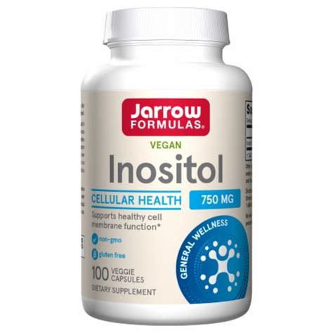 Jarrow Formulas® Vegan Inositol Caplets 750mg, 100 ct - King Soopers
