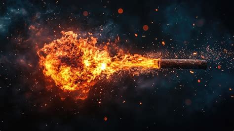 A Lit Stick Of Dynamite With A Short Fuse Is Placed On Top Of A Box