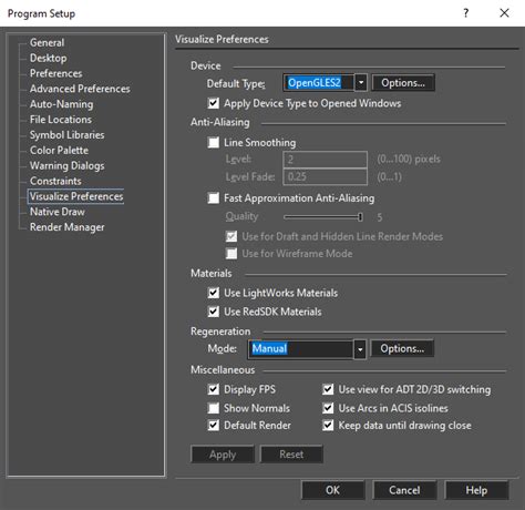 Program Setup Turbocad
