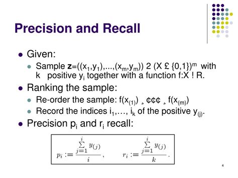 PPT A Statistical Analysis Of The Precision Recall Graph PowerPoint