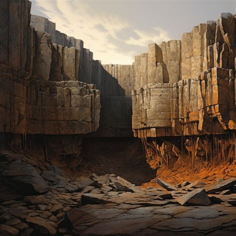 Premium Photo Broken Rock
