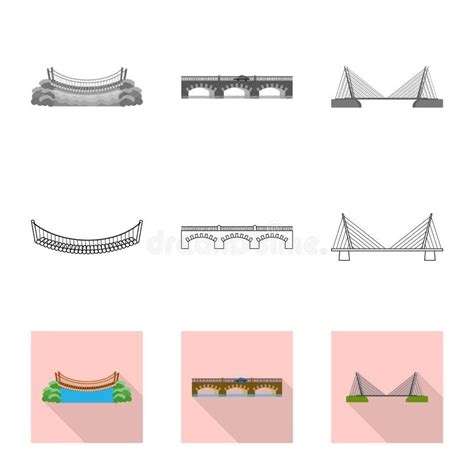 Vector Design Of Connection And Design Icon Set Of Connection And Side Vector Icon For Stock
