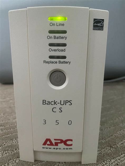 APC BACK UPS CS350 BK350 Uninterruptible Power Supply 55 OFF