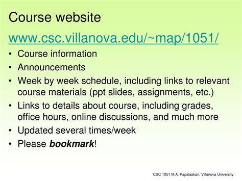 Ppt Csc 1051 Algorithms And Data Structures I Powerpoint