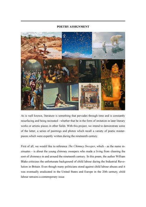 The Lady Of Shalott Poetry Assignment As Is Well Known Literature Is