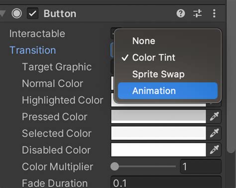 Realistic Button Click Animation In Unity