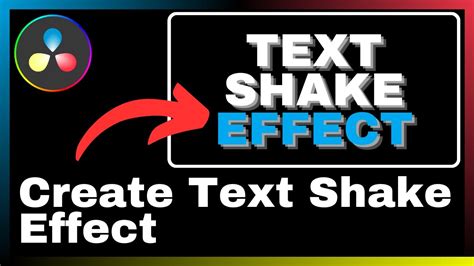 How To Make Text Shake In Davinci Resolve Youtube