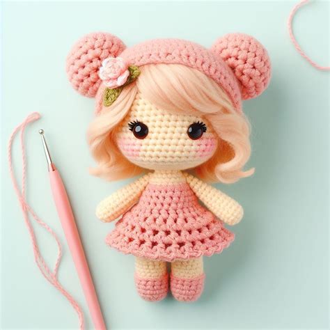 Crochet Sweet Small Doll Amigurumi Idea All Crafts
