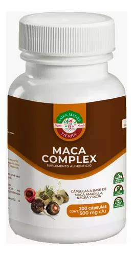 Mezcla De Maca Negra Roja Y Amarilla 200 Cápsulas Meses sin interés