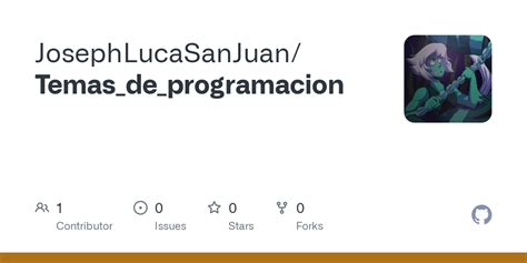 Github Josephlucasanjuan Temas De Programacion