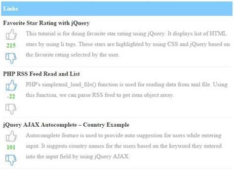 PHP Voting System With JQuery AJAX Phppot