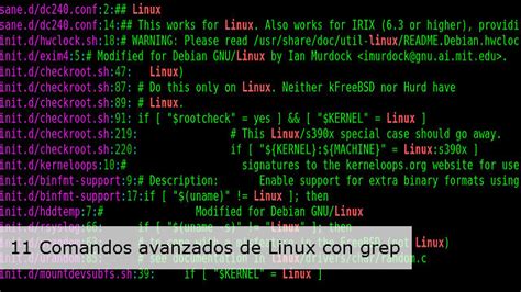 11 Comandos Avanzados De Linux Con Grep