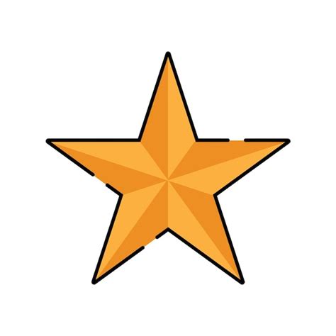 Ícone de estrela modelo de vetor ilustração design de logotipo Vetor